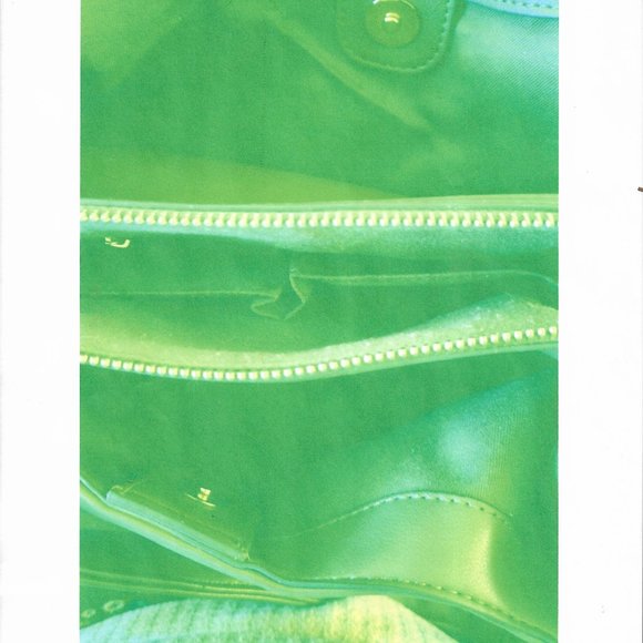 a new day | Bags | Green Purse With Three Separated Sections And Center ...